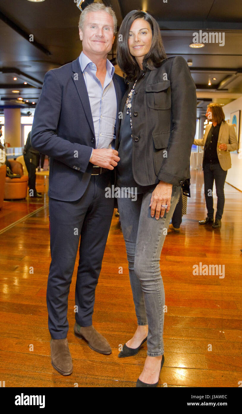 David coulthard and wife hi-res stock photography and images - Alamy
