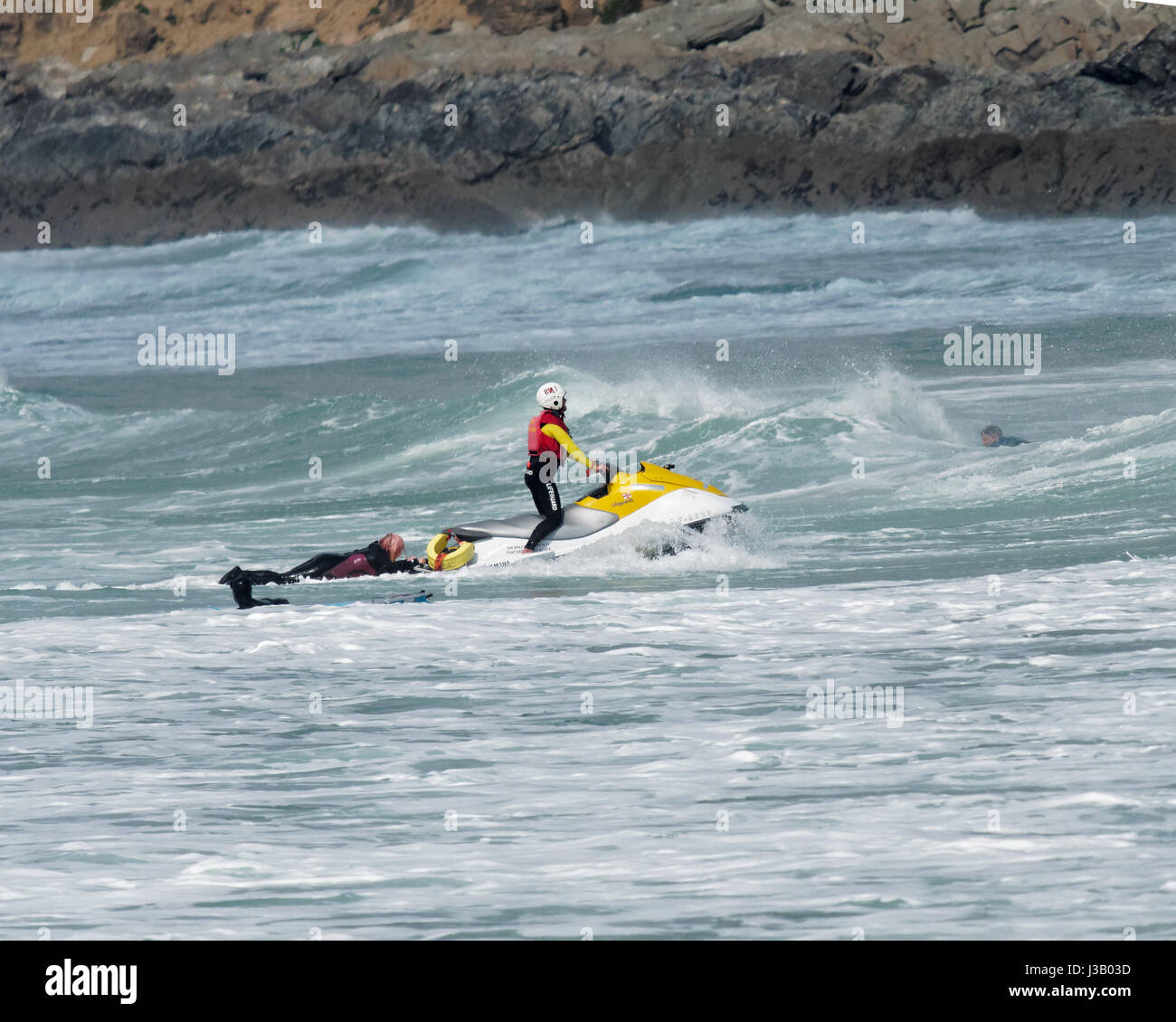 Rnli volunteer lifeguards hi-res stock photography and images - Alamy
