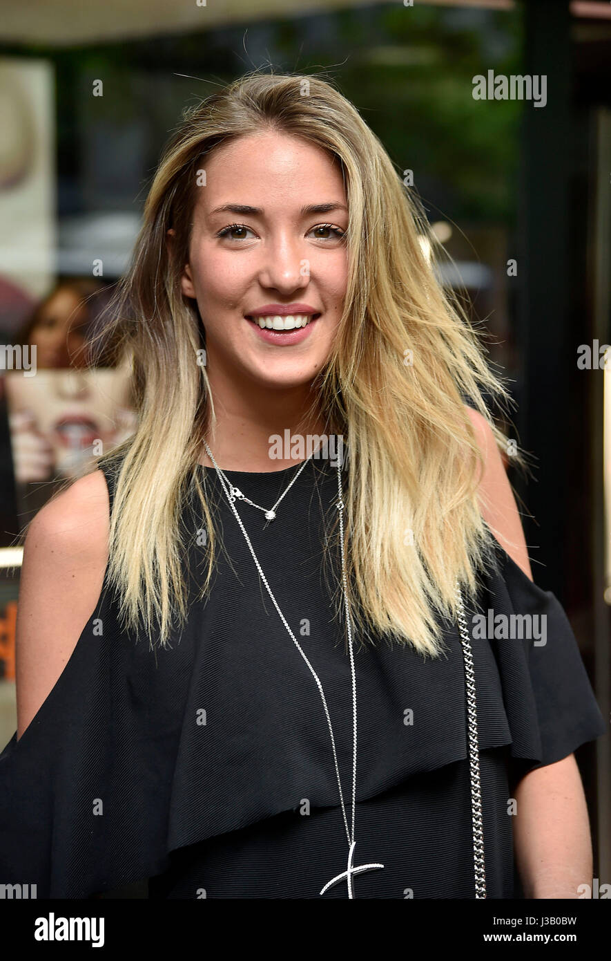 Madrid, Spain. 4th May, 2017. Alice Campello ( girlfriend of the soccer ...