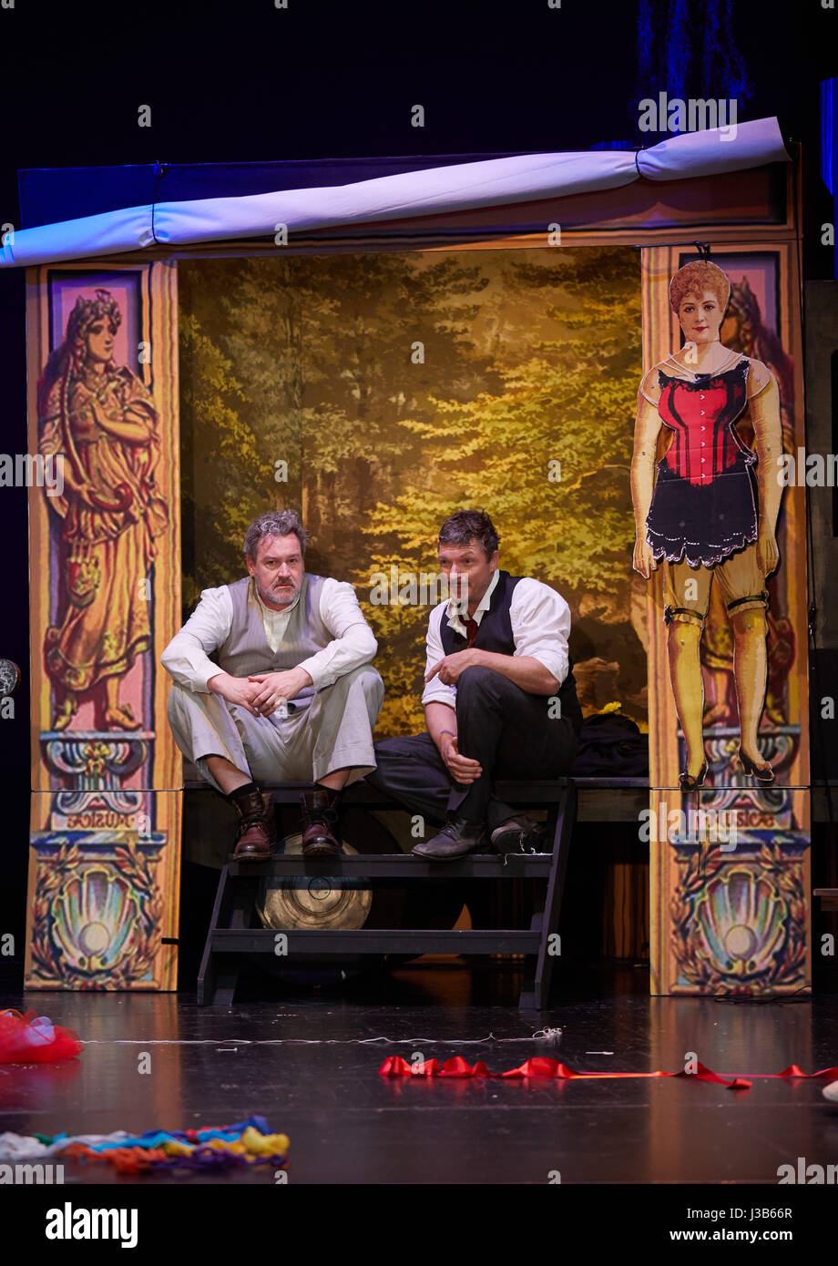 Hamburg, Germany. 05th May, 2017. Actors Stephan Benson as Henry ...