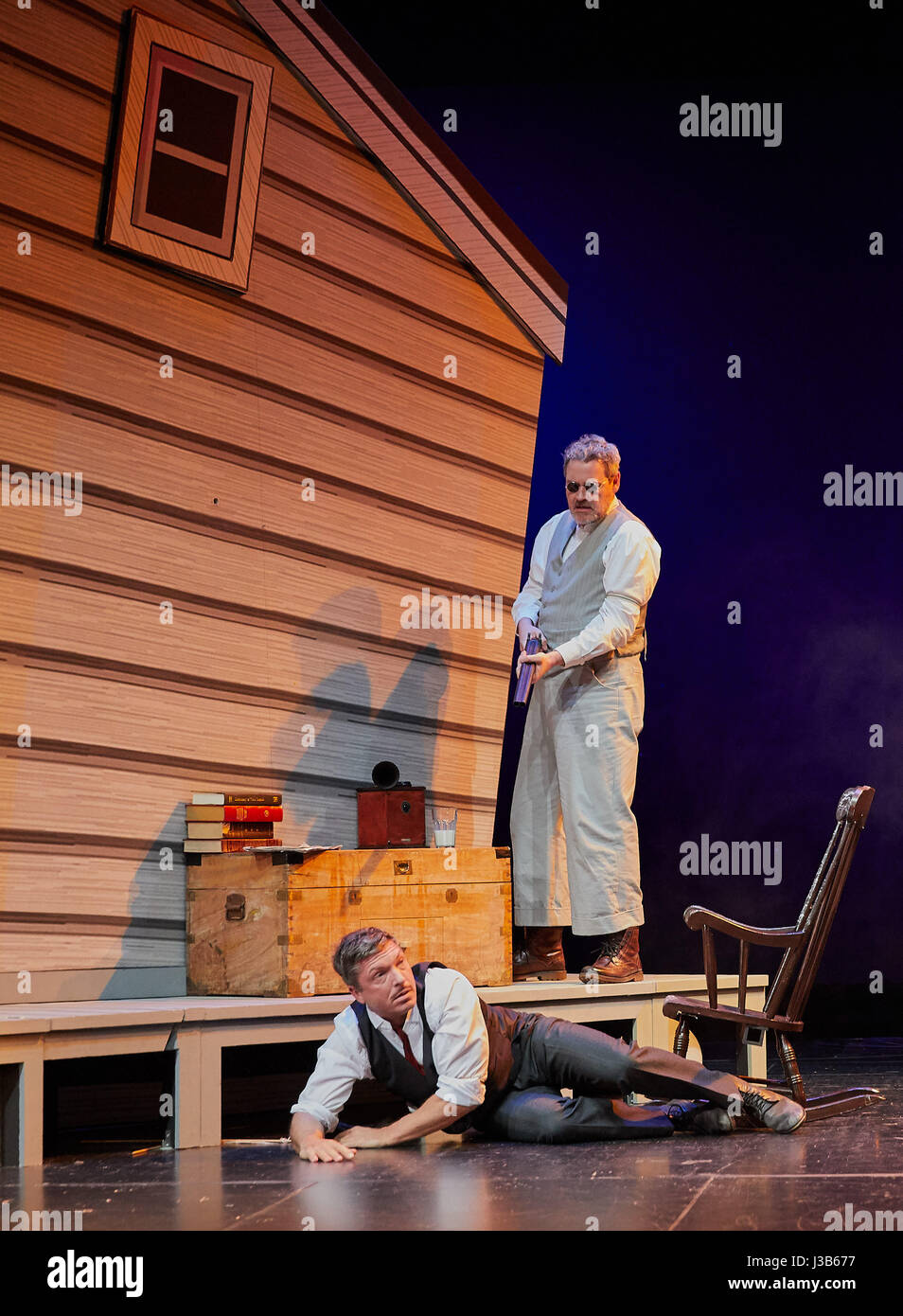 Hamburg, Germany. 05th May, 2017. Actors Stephan Benson as Henry ...