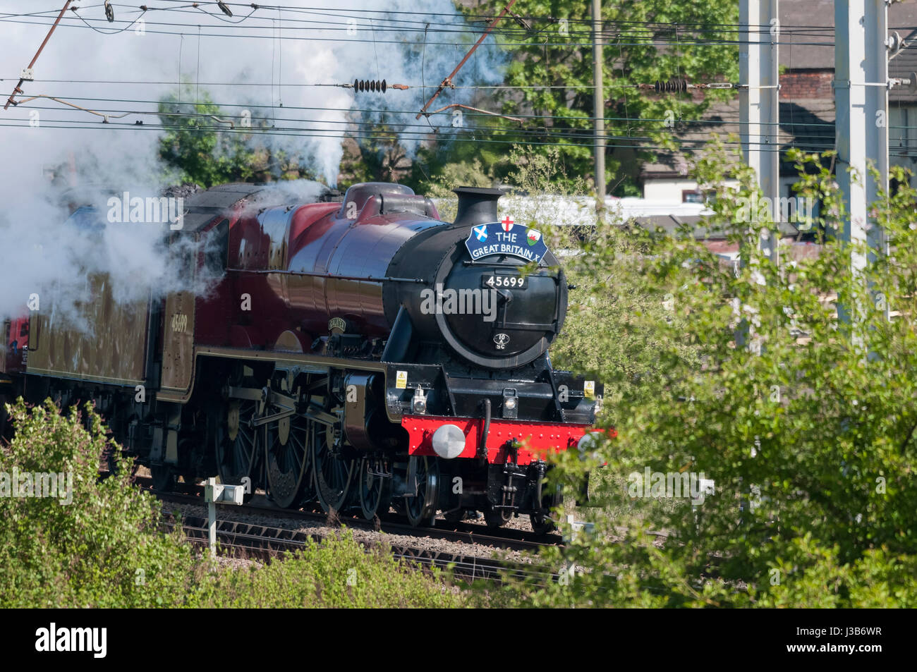 Lms jubilee steam locomotive hi-res stock photography and images - Alamy