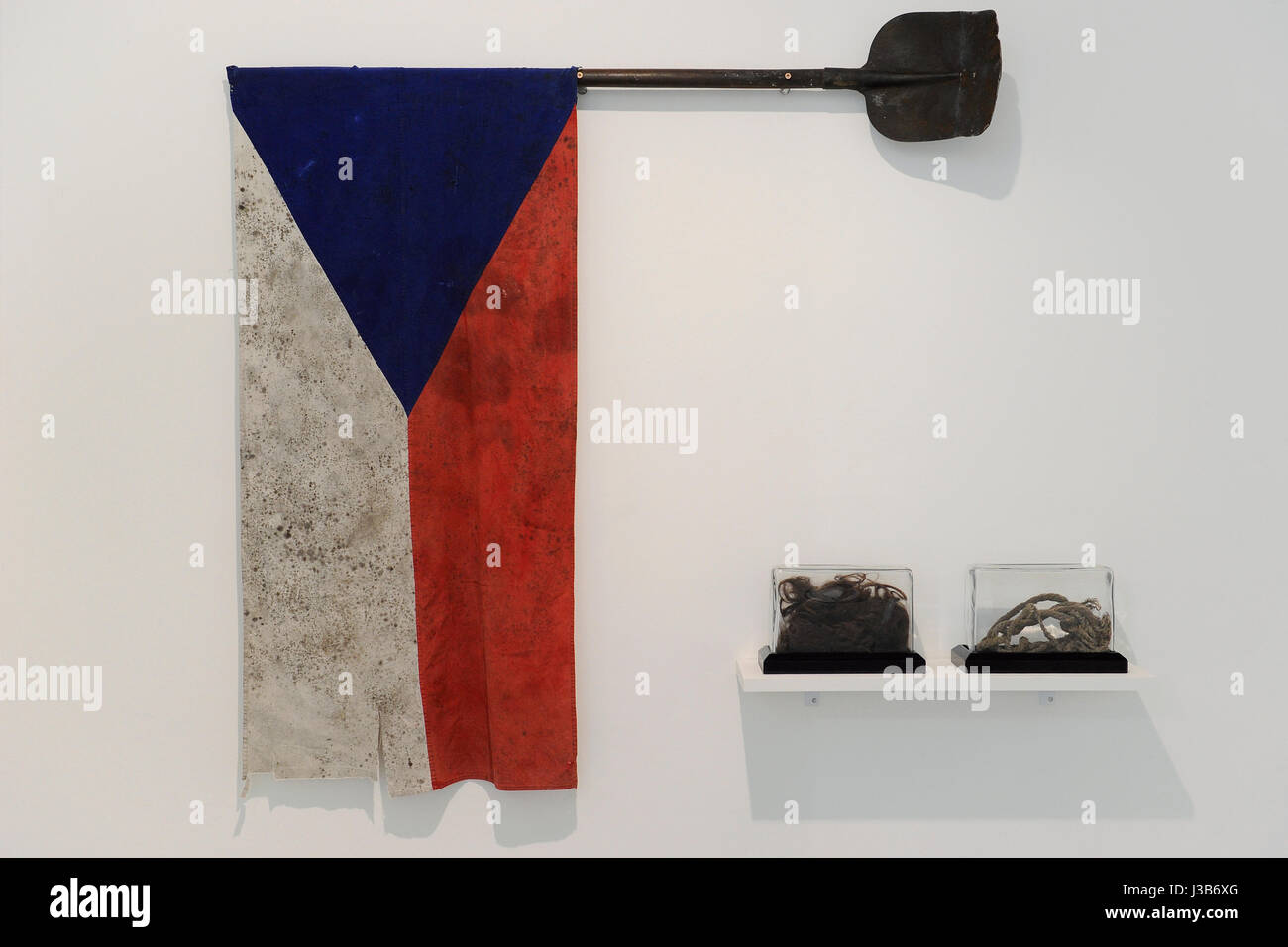 Prague, Czech Republic. 5th May, 2017. Artist Roman Tyc opens his ...