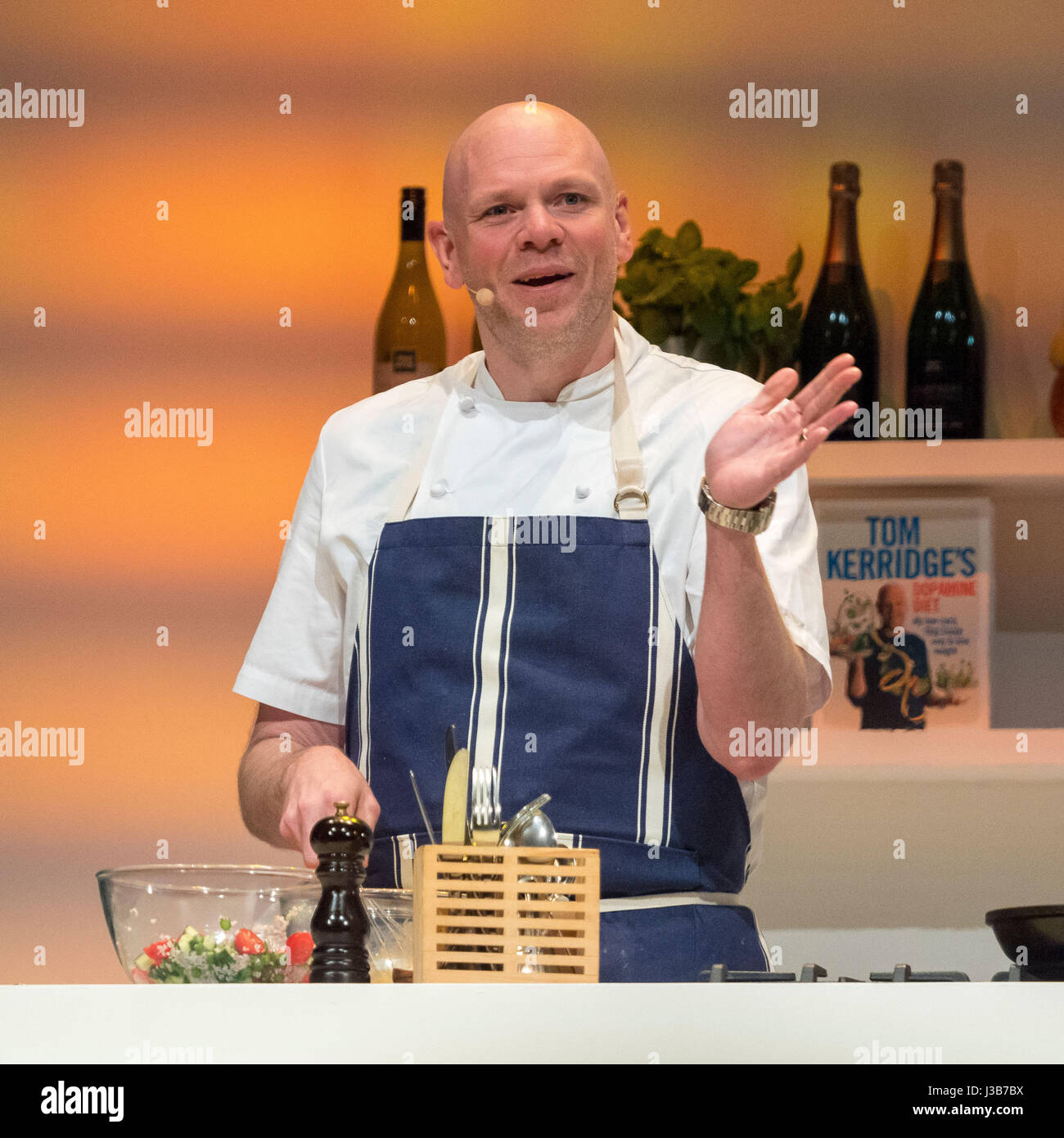 Harrogate, UK. 5th May, 2017. Tom Kerridge, TV presenter and Michelin ...