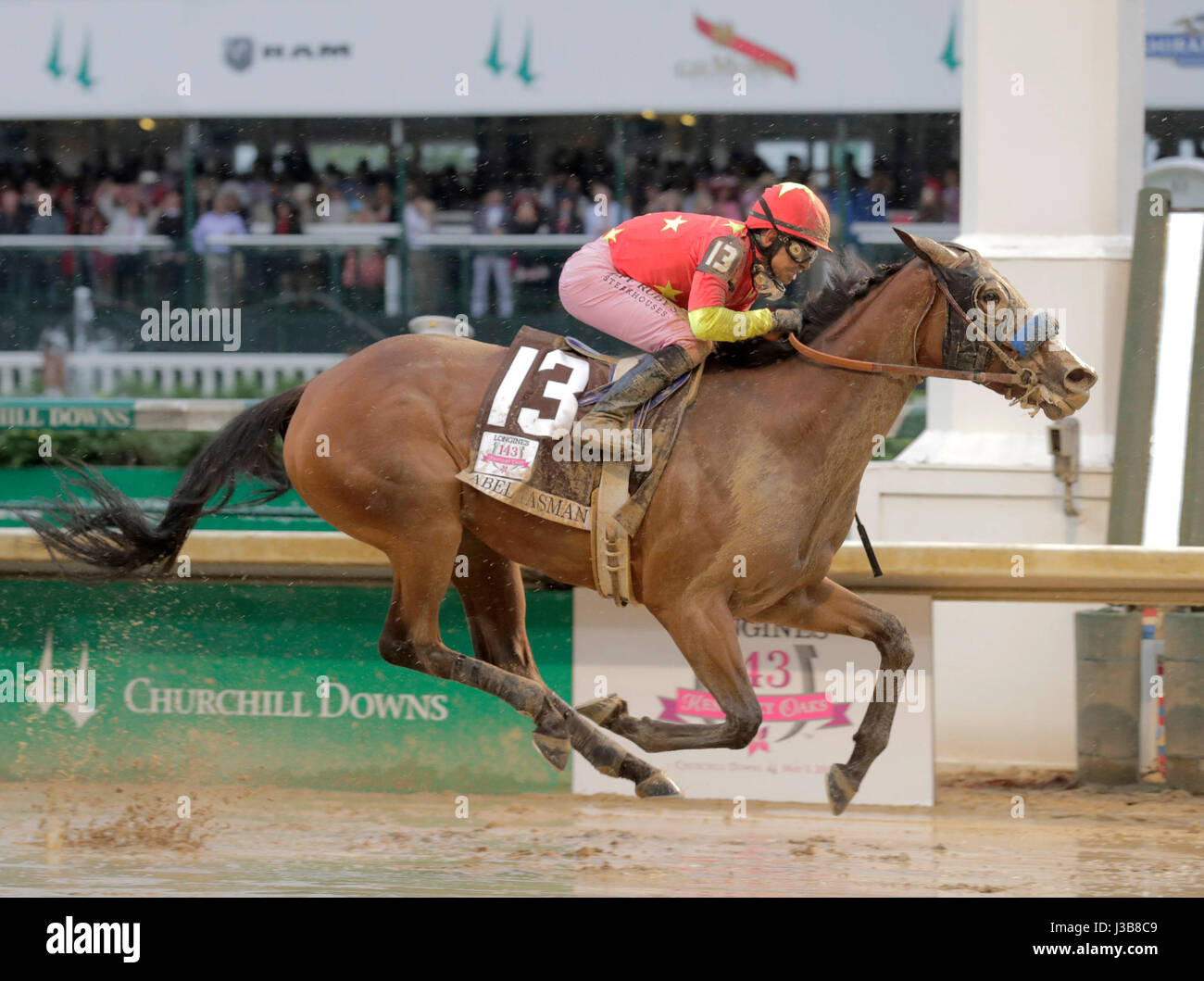 Louisville, KY, USA. 5th May, 2017. Abel Tasman with Mike Smith up ...
