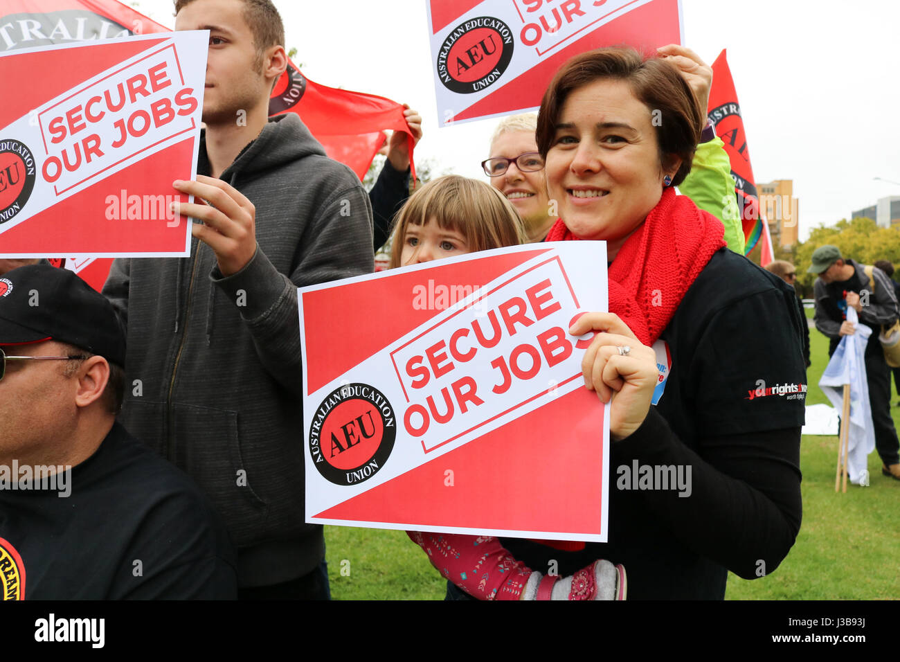 Adelaide, Australia. 6th May, 2017. Hundreds of people representing ...