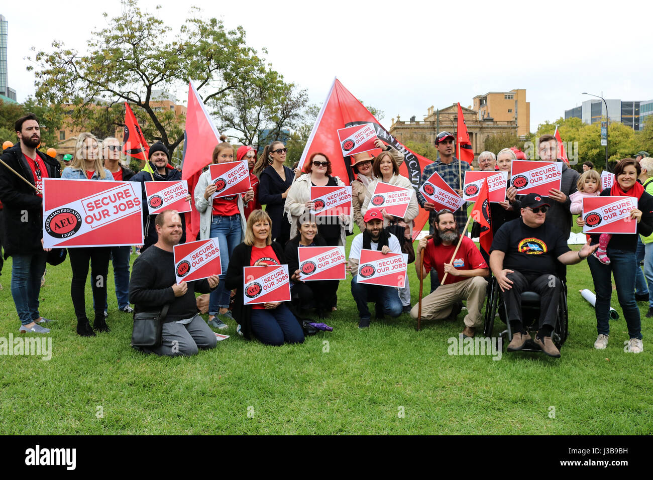 Adelaide, Australia. 6th May, 2017. Hundreds of people representing ...