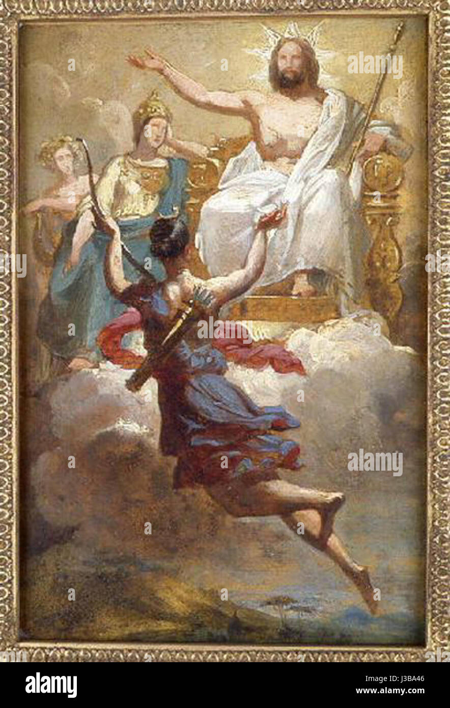 Diane devant Jupiter is a classical sculpture depicting the Roman ...