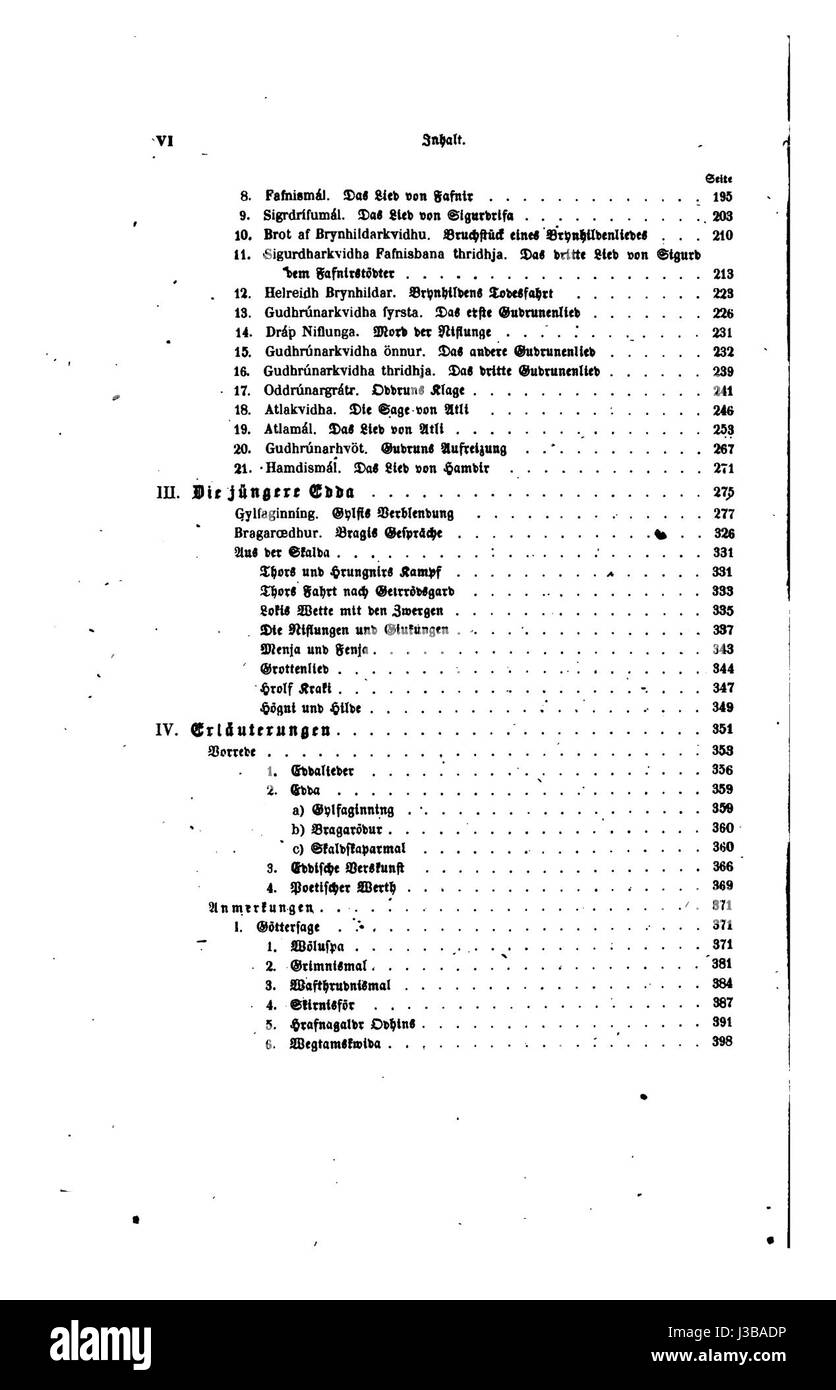 'Die Edda' refers to the ancient Norse texts, with this page focusing ...