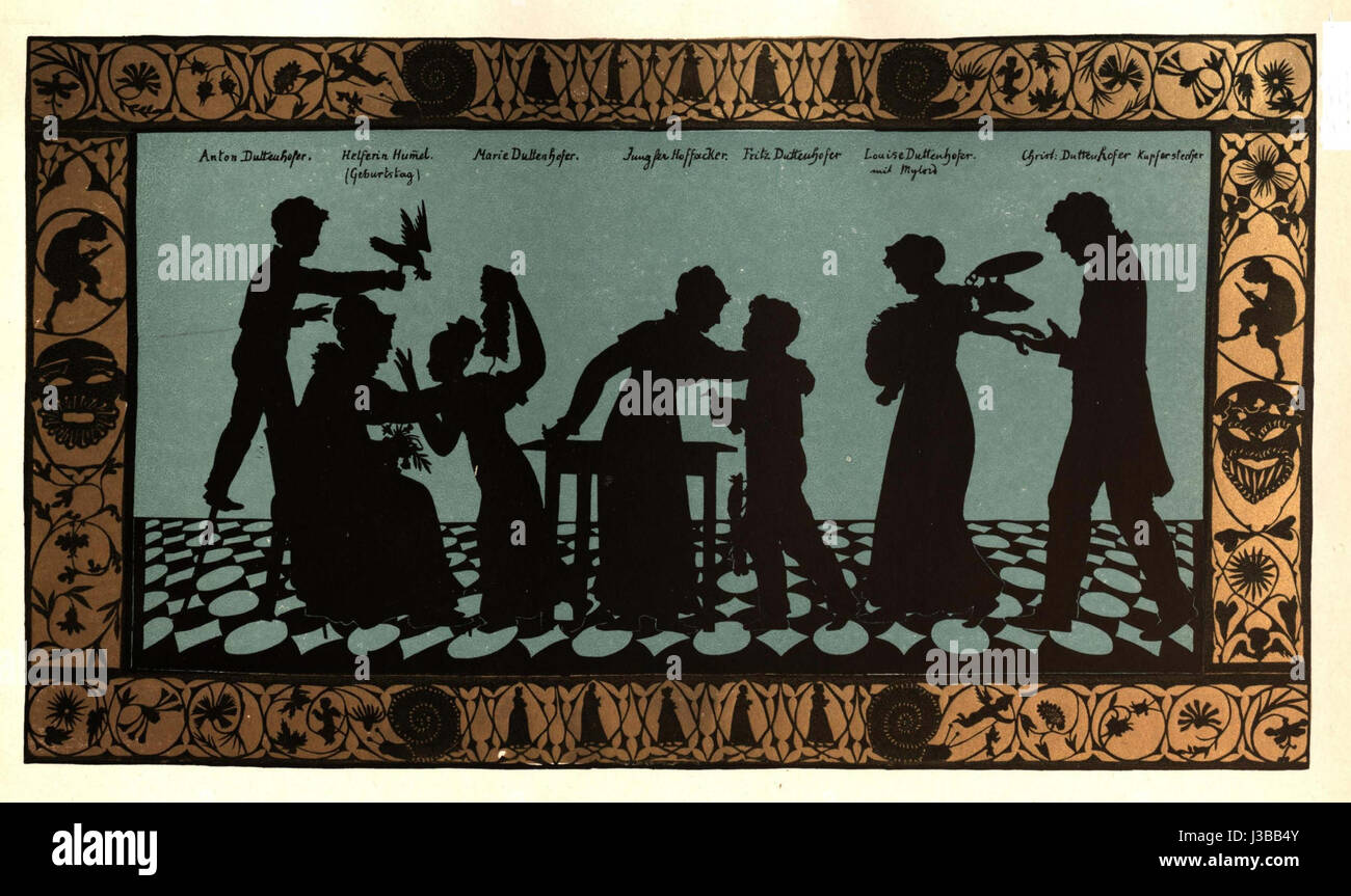 Luise Duttenhoferâ€™s painting 'Geburtstag ihrer Mutter' (Birthday of ...