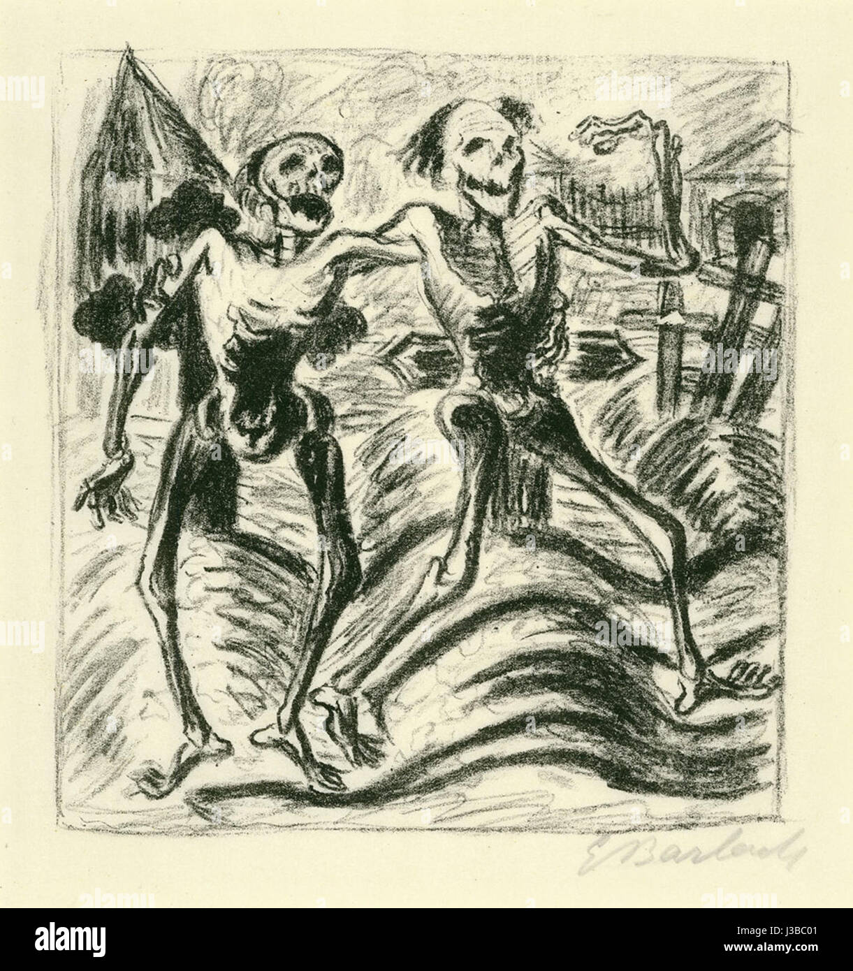 'Der Totentanz' (The Dance of Death) by Ernst Barlach is an ...