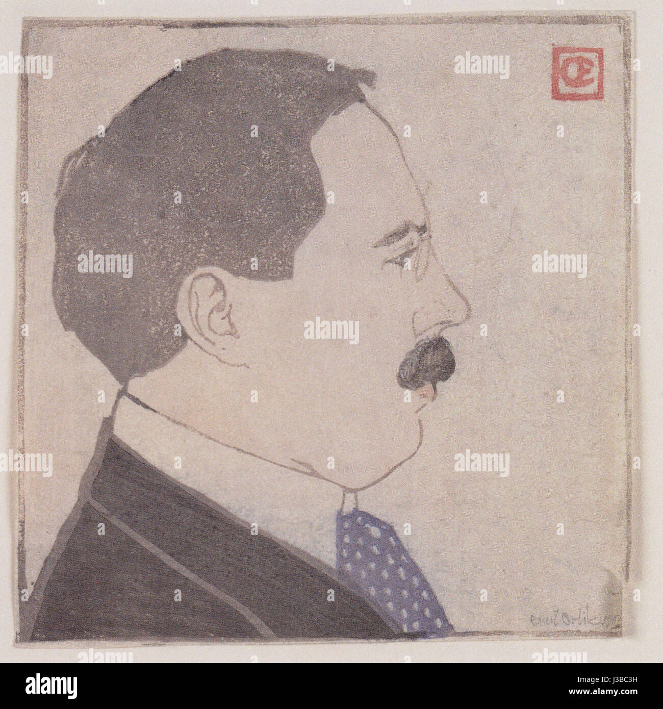 Drawing By Emil Orlik High Resolution Stock Photography and Images - Alamy