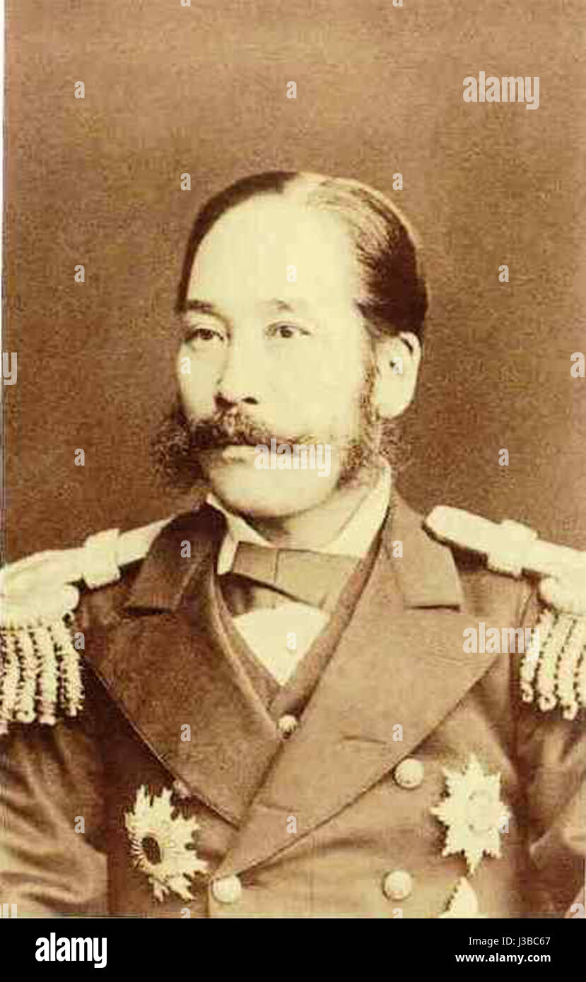 Enomoto Takeaki was a prominent Japanese naval officer and statesman ...