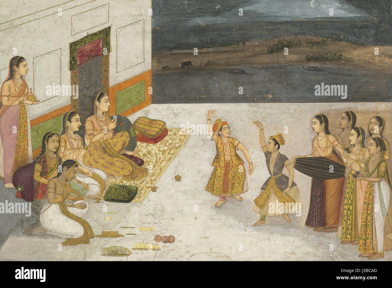 An evening concert during the Mughal period refers to musical ...