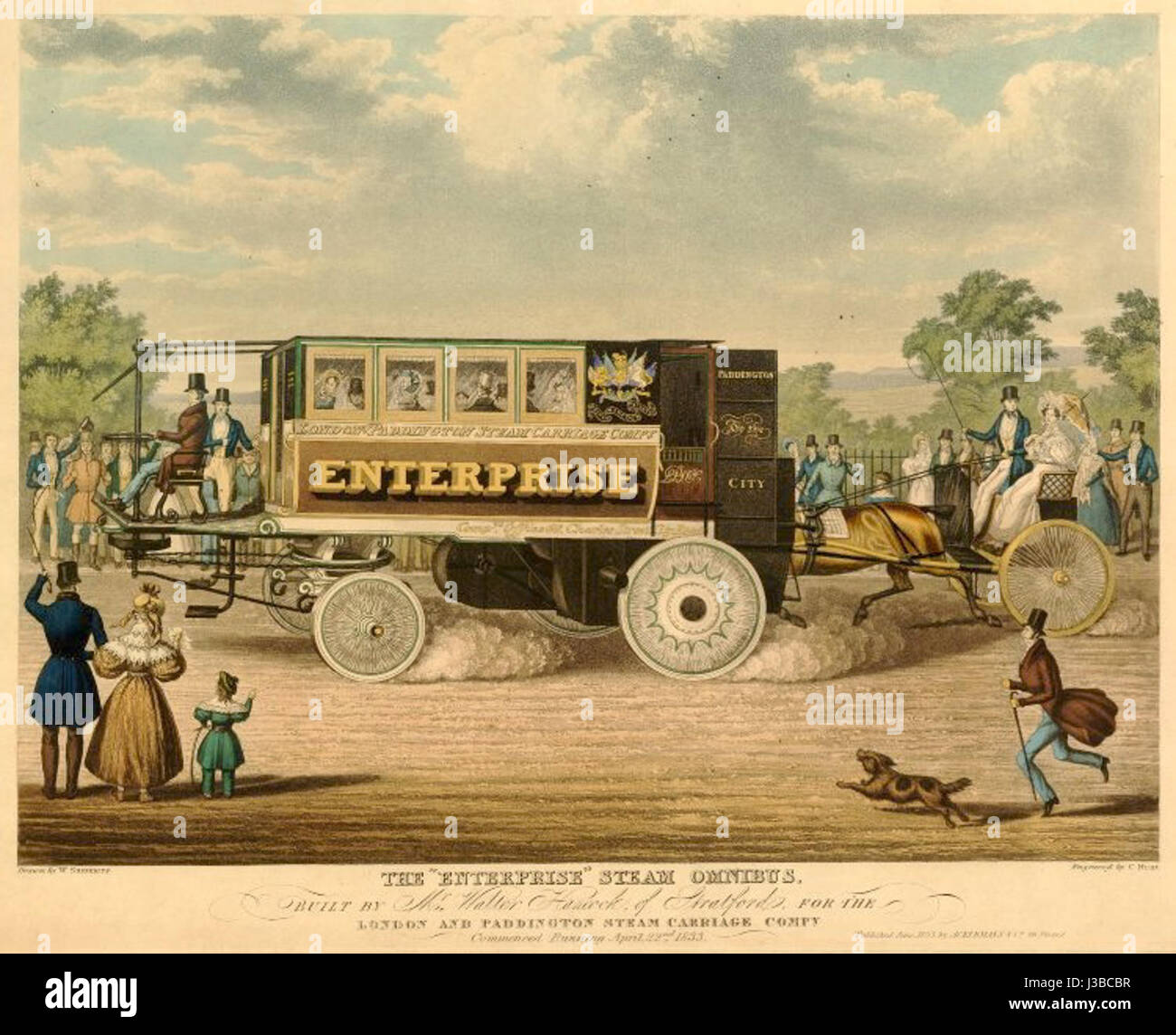 The enterprise steam omnibus hi-res stock photography and images - Alamy