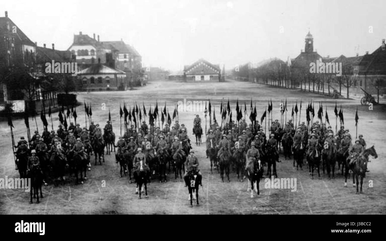 The *Eskadron der Reichswehr* refers to a cavalry unit of the German ...