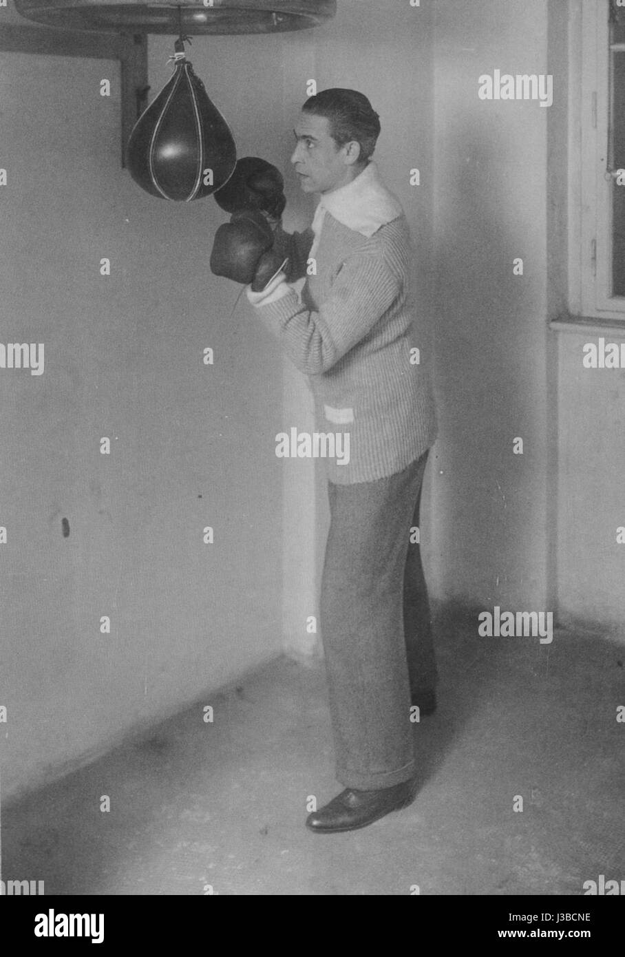 This portrait of Ernst Deutsch, created in 1931, captures the German ...