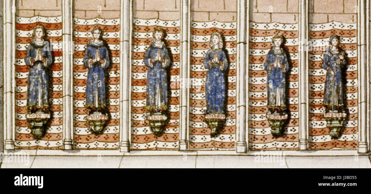 'Deti Ludvika Poissy' depicts the children of King Louis IX of France ...