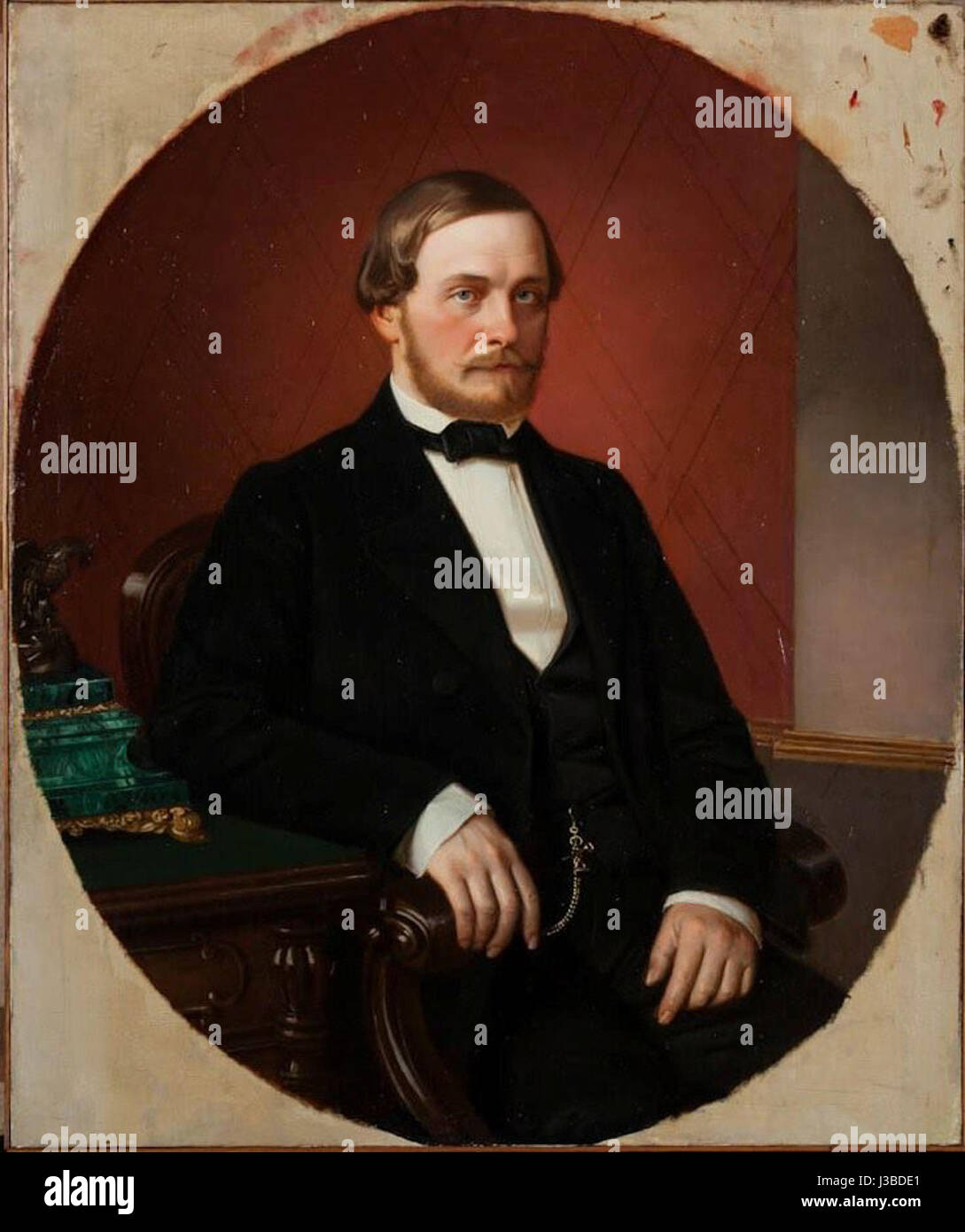 Efim Fedorovich Guchkov by Carl Johan Lasch (1860, GIM Stock Photo - Alamy