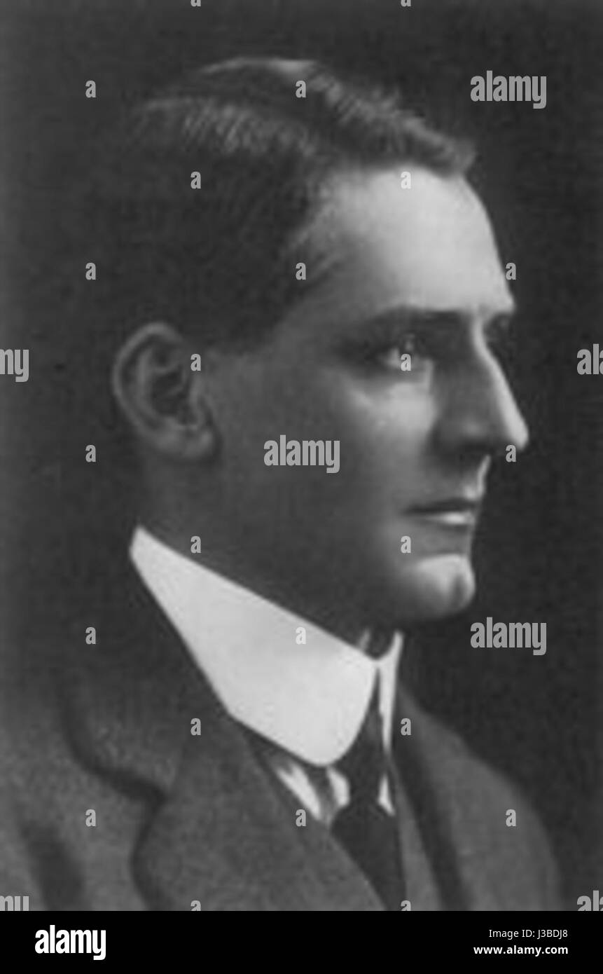 Edwin flack side profile Stock Photo - Alamy