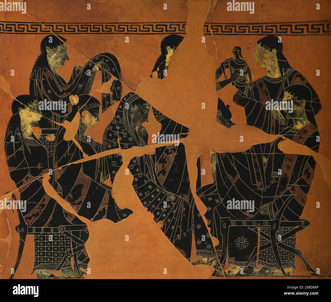 Black figure pottery painting hi-res stock photography and images - Alamy