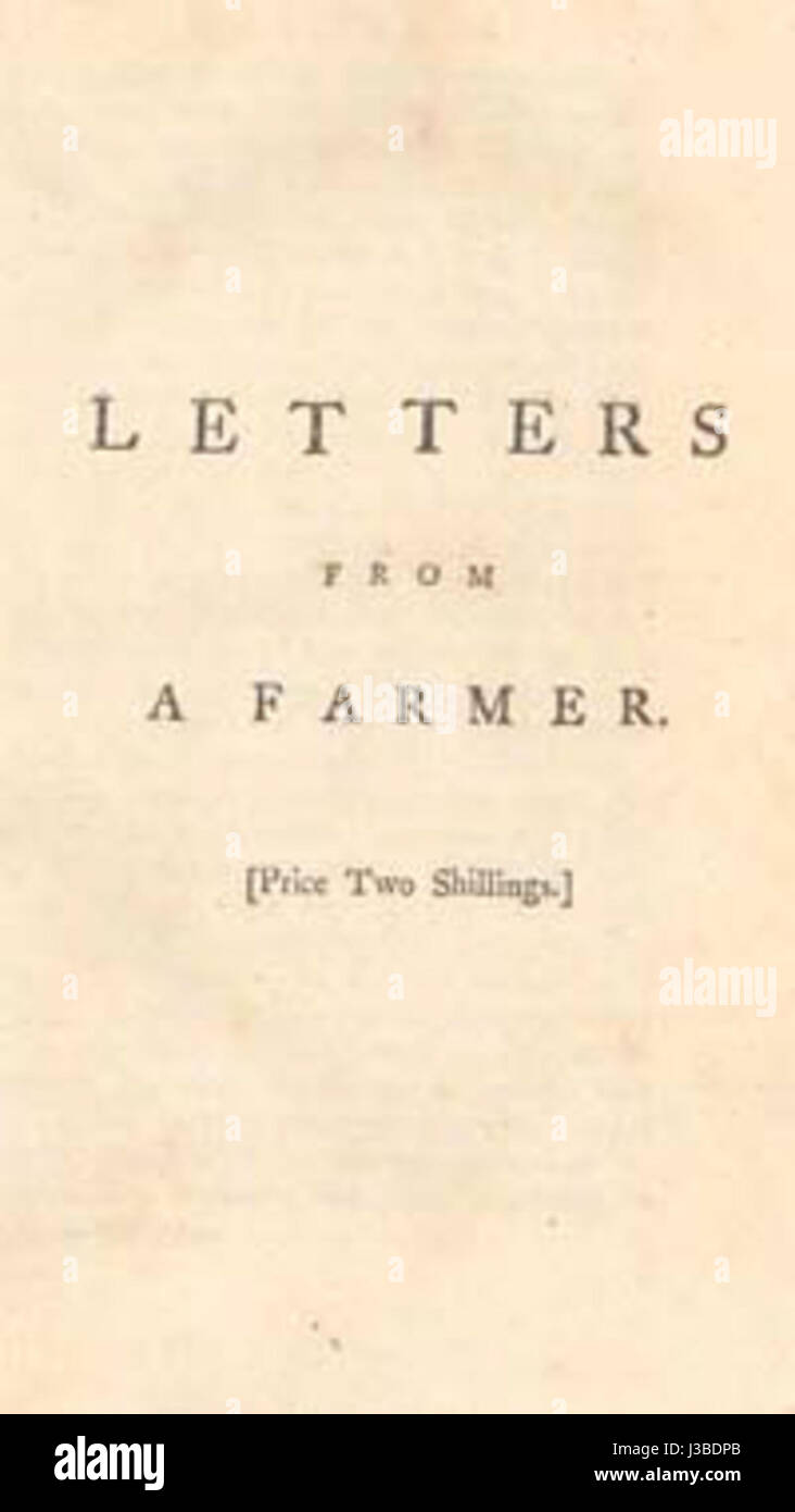 Dickinson Farmer Letters Stock Photo - Alamy