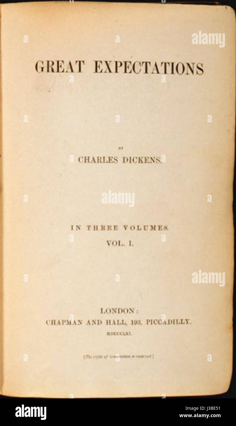 Great expectations book cover hi-res stock photography and images - Alamy
