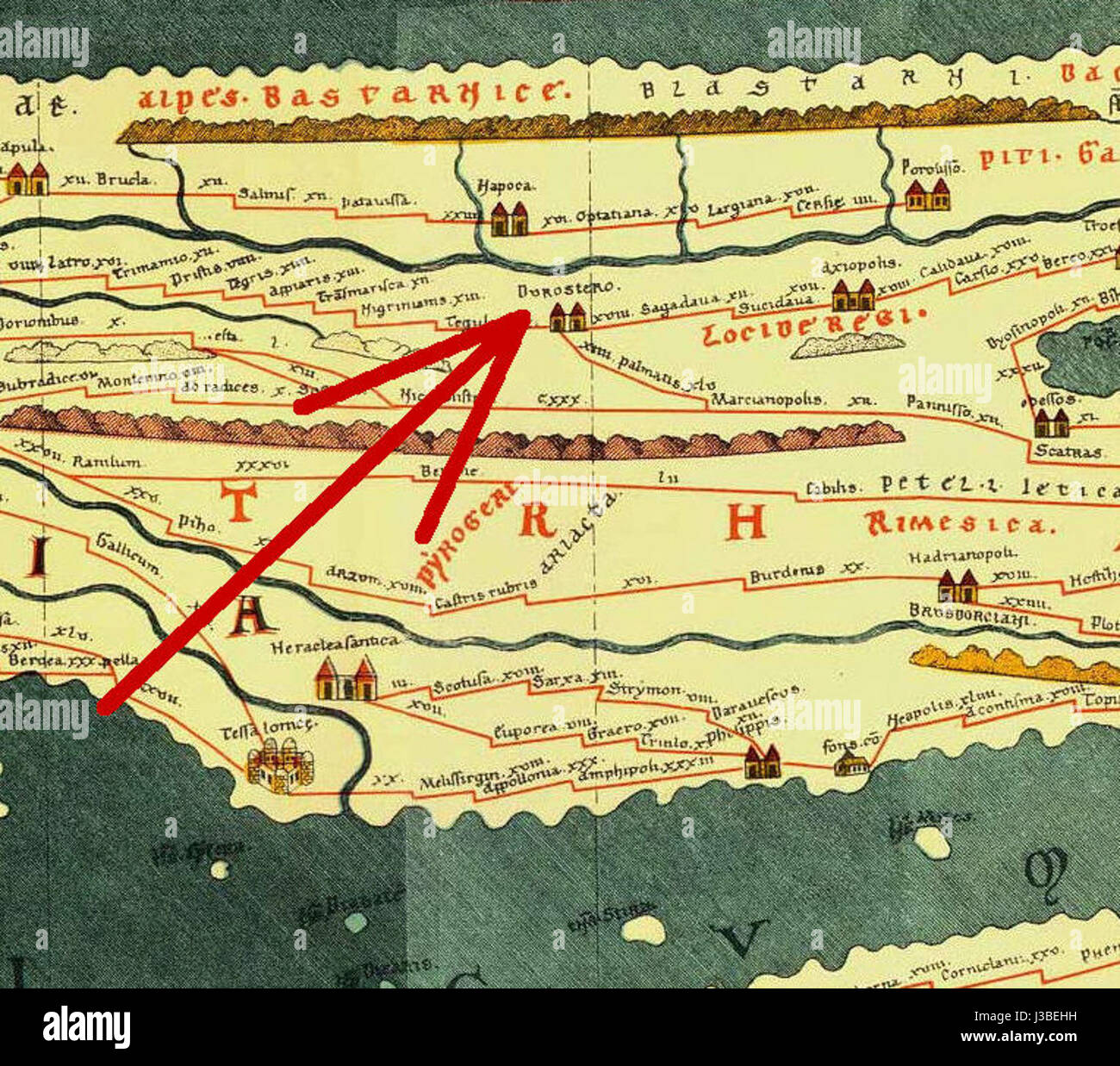 Ancient roman network map hi-res stock photography and images - Alamy