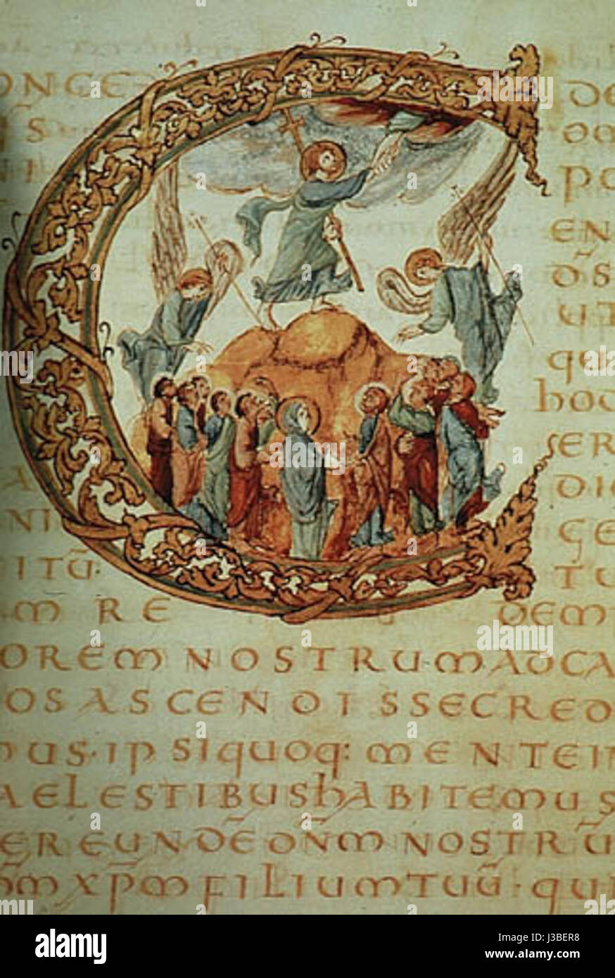 The Drogo Sacramentary is a medieval manuscript containing liturgical ...