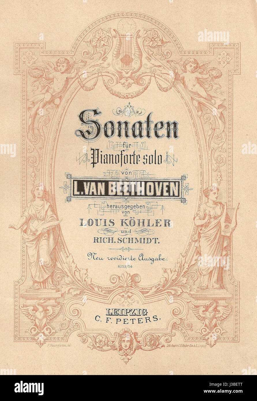 Edition Peters Beethoven Stock Photo - Alamy