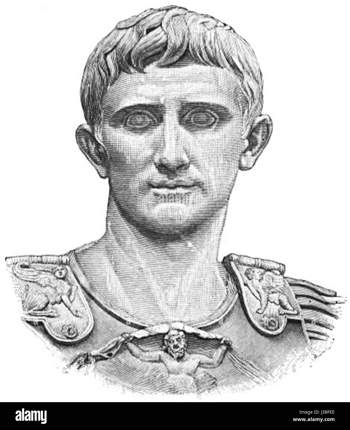 Empereur Auguste Portrait Stock Photo - Alamy