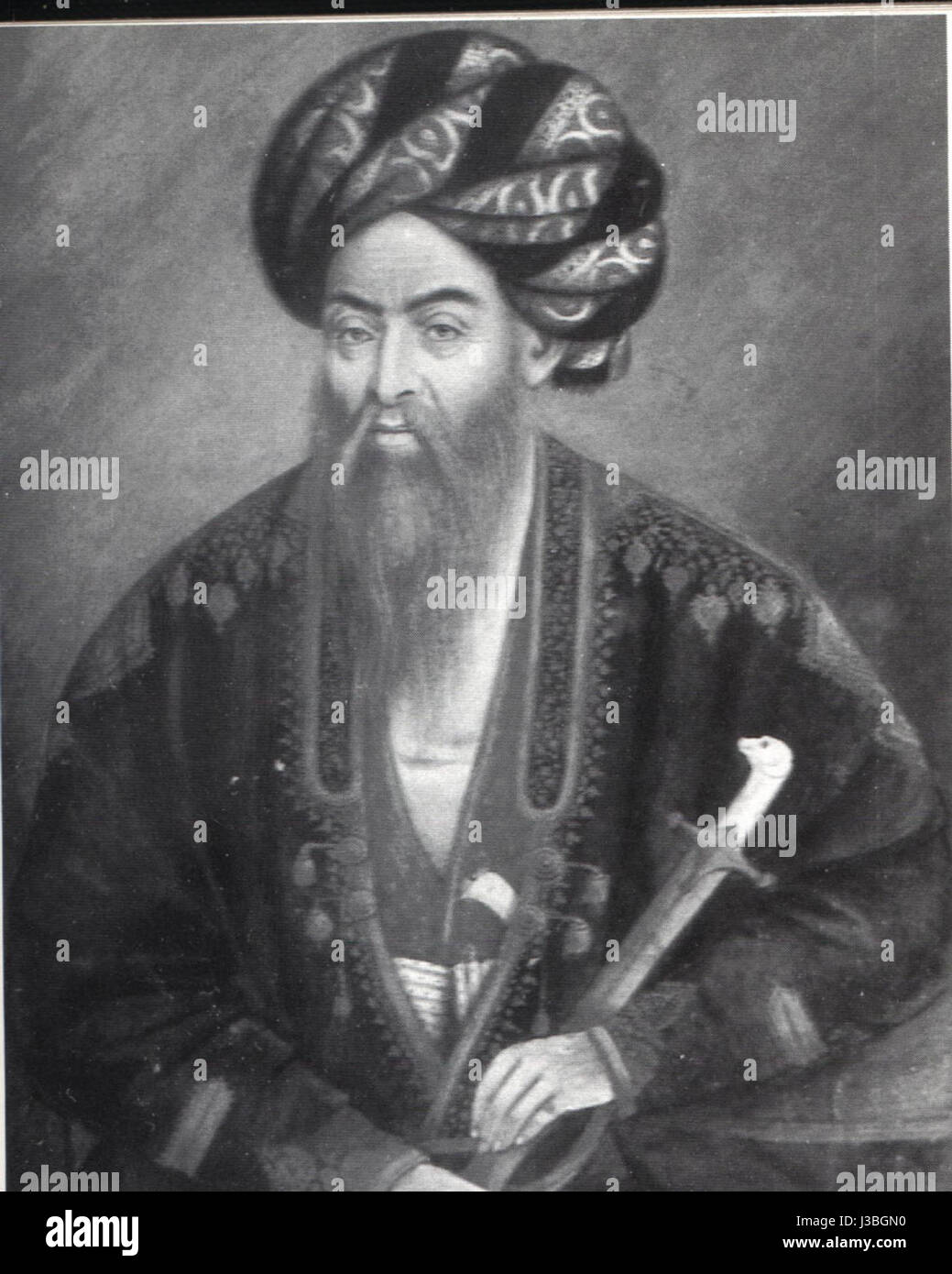 Dost Mohammad Khan, Nawab of Bhopal Stock Photo - Alamy