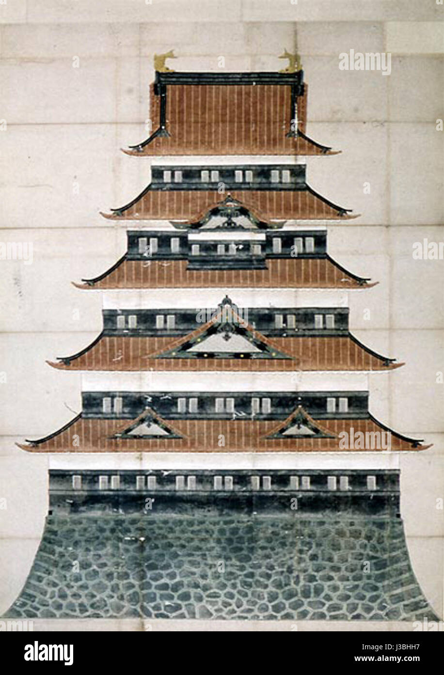 Edo castle painting hi-res stock photography and images - Alamy