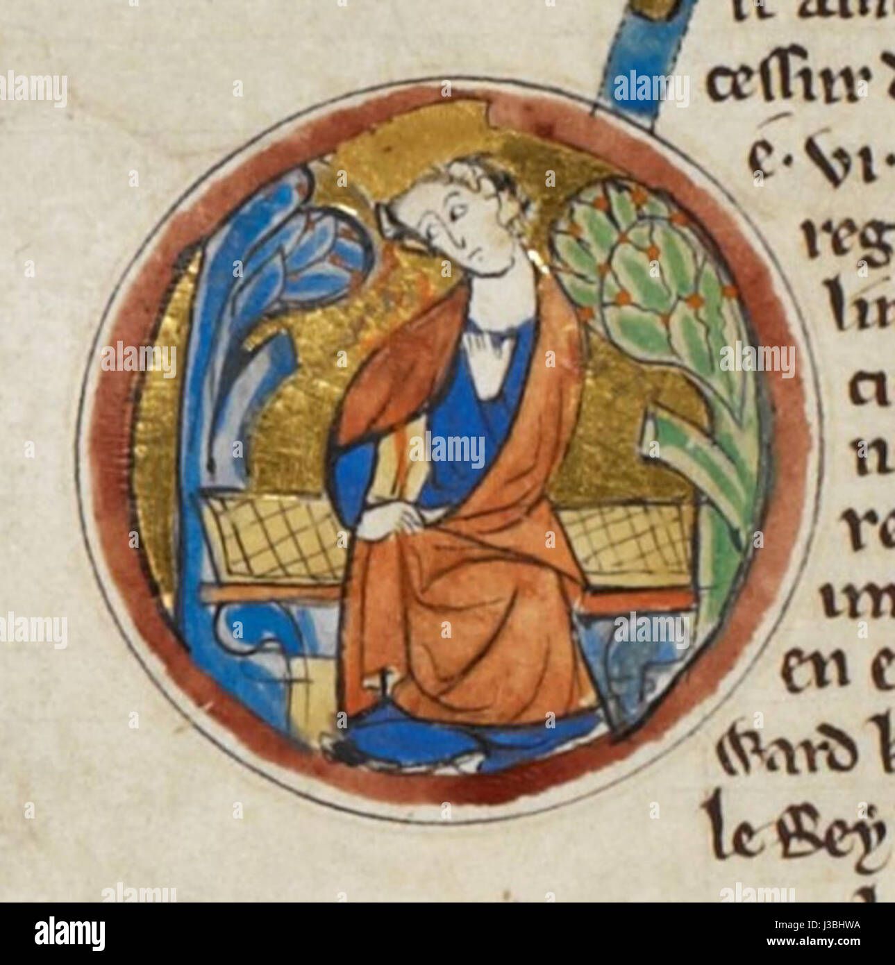 Edward the Confessor MS Royal 14 B V Stock Photo - Alamy