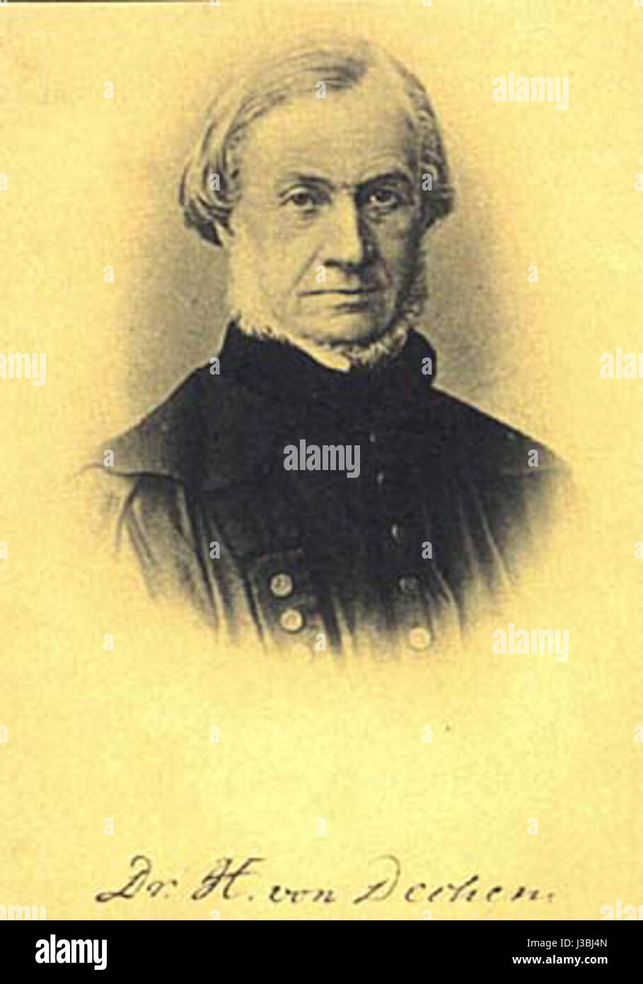 Ernst heinrich von dechen Stock Photo - Alamy