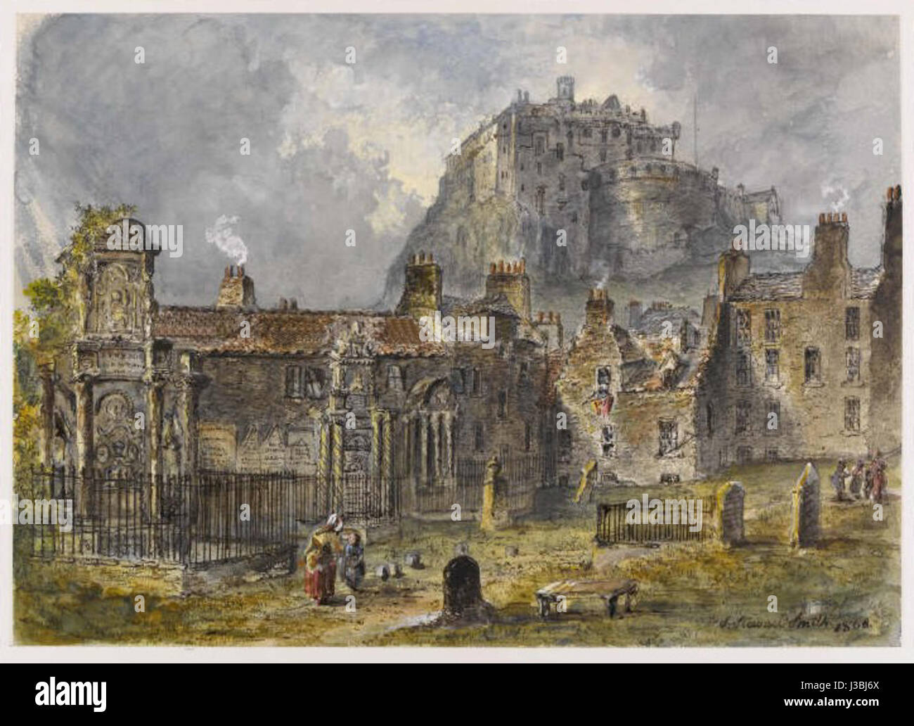 Edinburgh Castle is a historic fortress located on Castle Rock, a ...