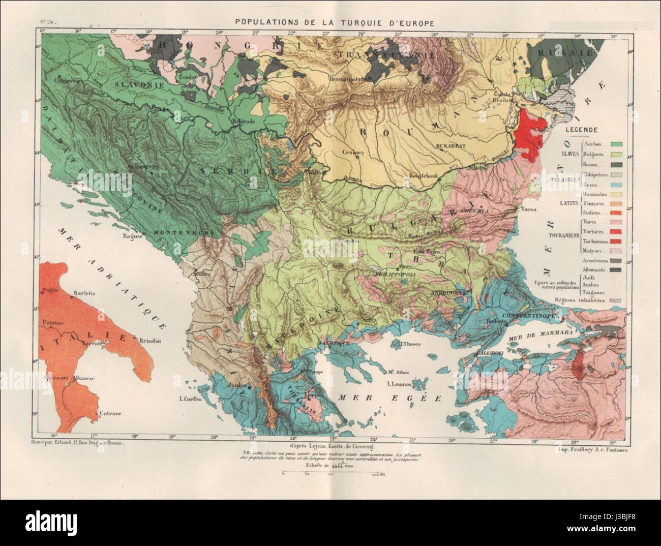 Ethnographic map hi-res stock photography and images - Alamy