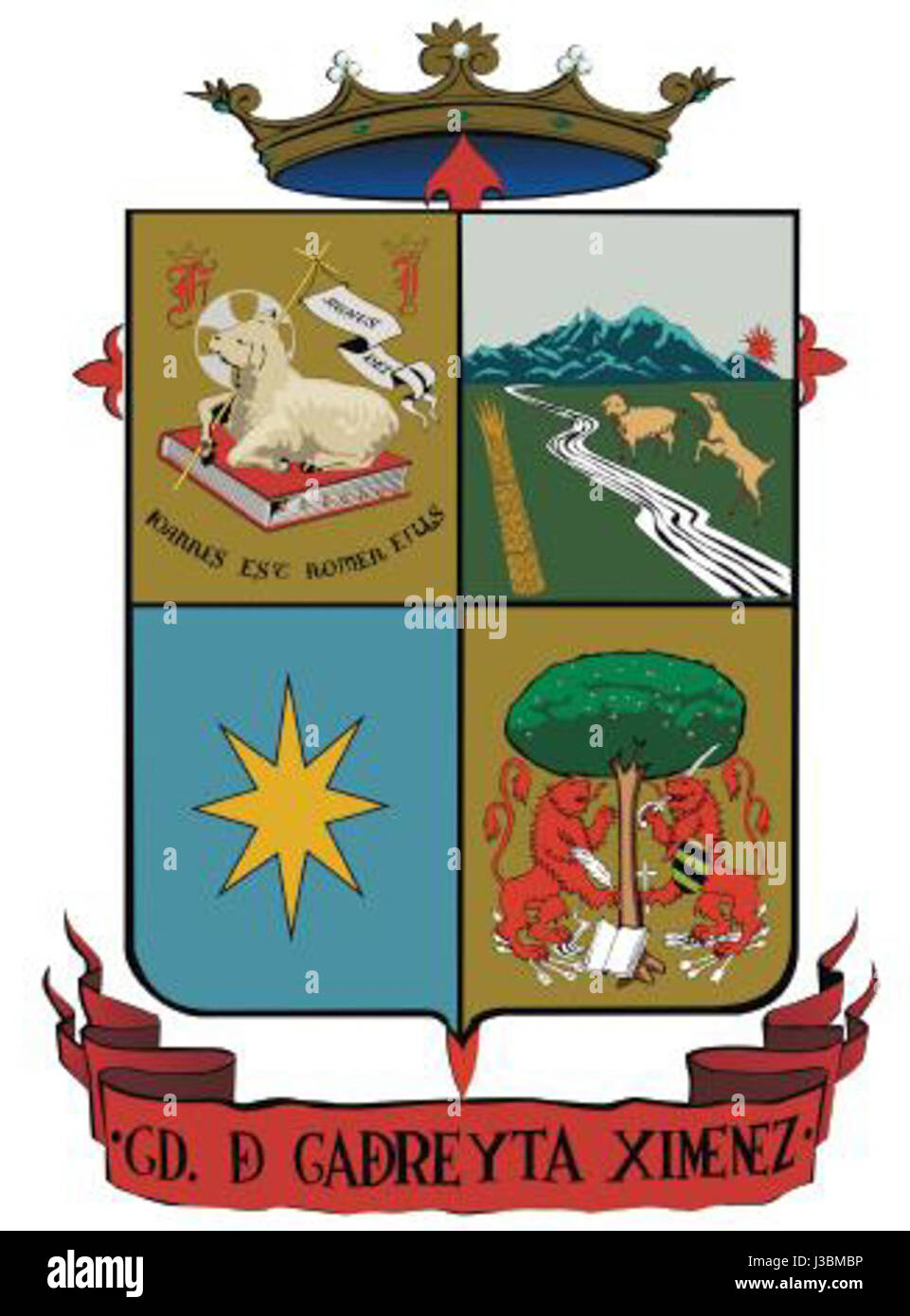 The 'Escudo Cade' refers to a particular historical shield or emblem ...