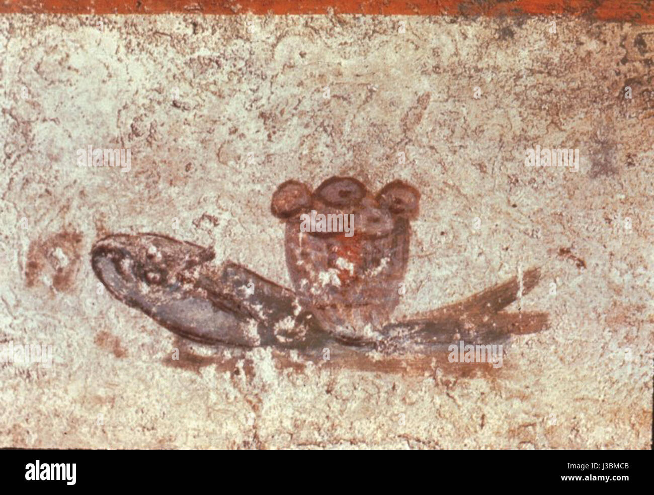 Eucharistic bread and fish Stock Photo - Alamy