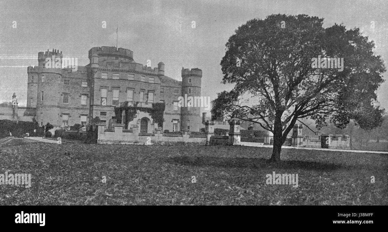 Eglinton castle 1910 Stock Photo - Alamy