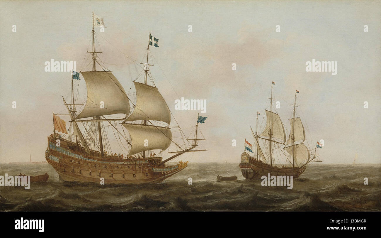 This 1626 painting depicts a warship, commissioned by King Louis XIII ...