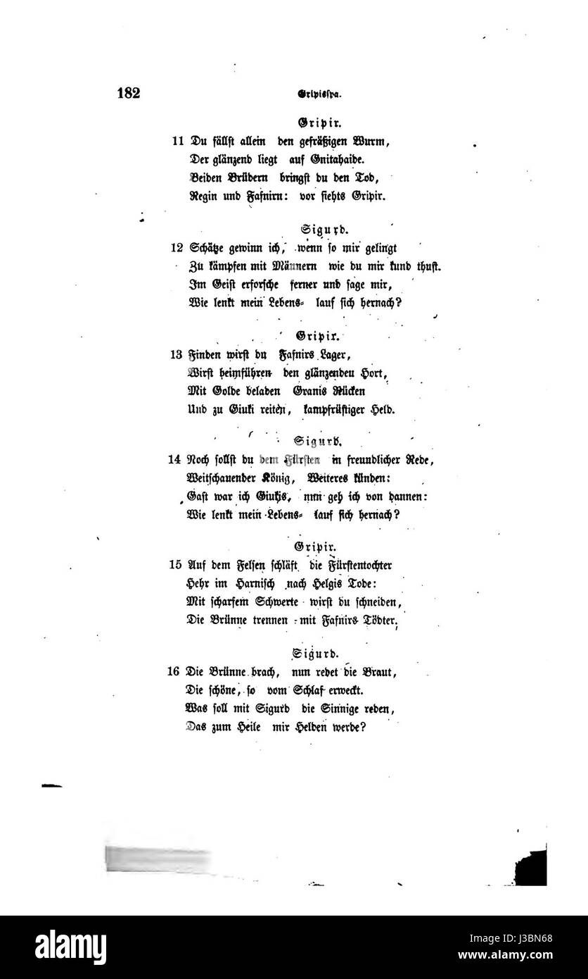 Die Edda, page 188, is a text from the Old Norse epic poem, reflecting ...