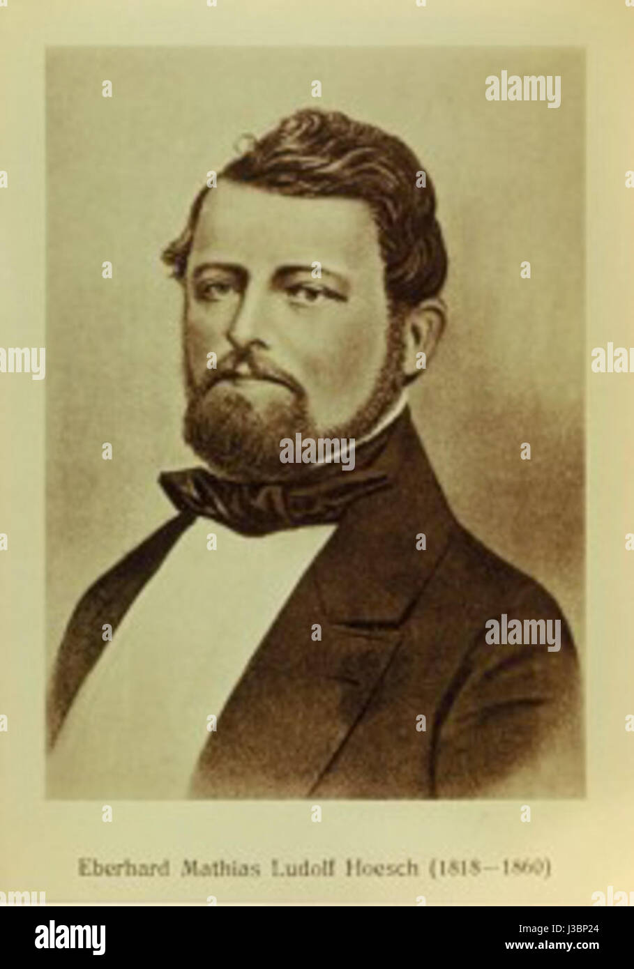 Eberhard Matthias Ludolf Hoesch Stock Photo - Alamy