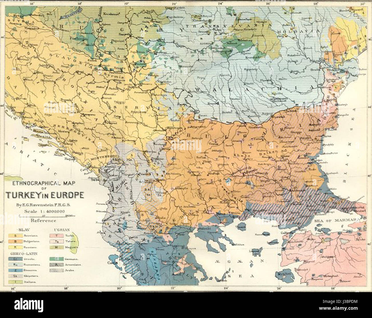 Ernst ravenstein hi-res stock photography and images - Alamy