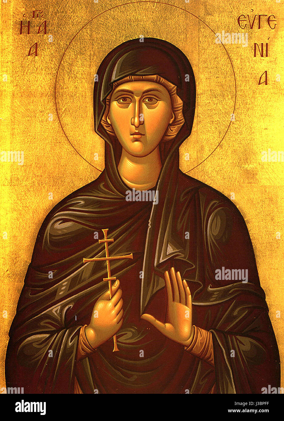 *Eugenia von Rom* is an iconic figure in Christian history, often depicted in religious art ...