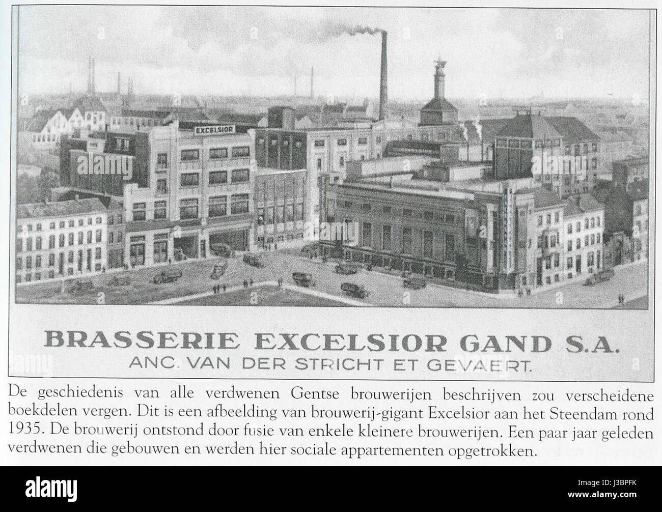 Excelsior Brouwerij te Gent Belgium Stock Photo - Alamy