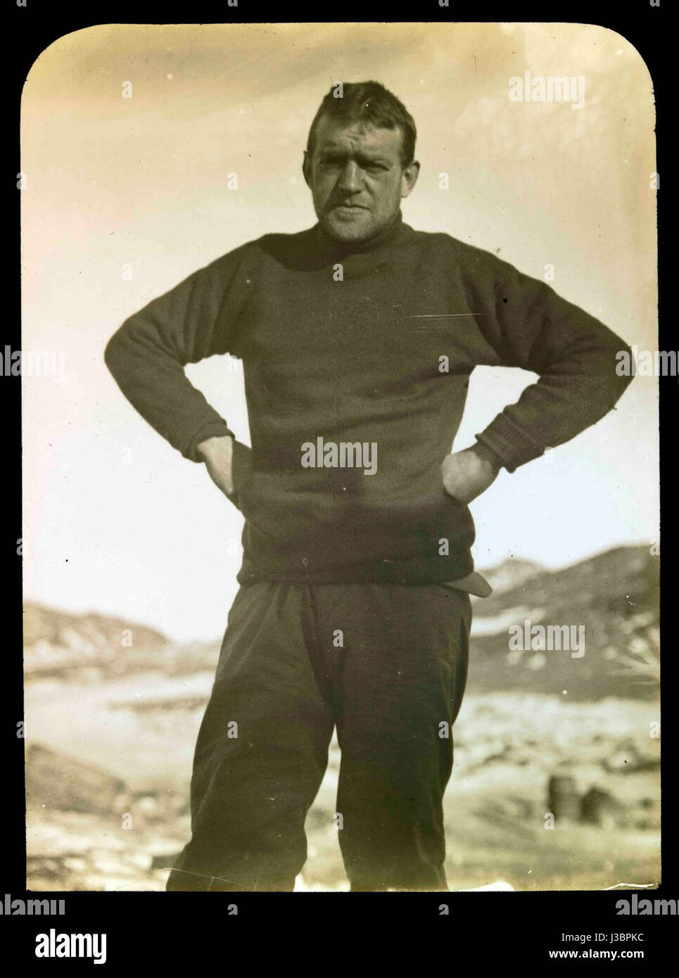 Ernest Shackleton 1908 Stock Photo - Alamy