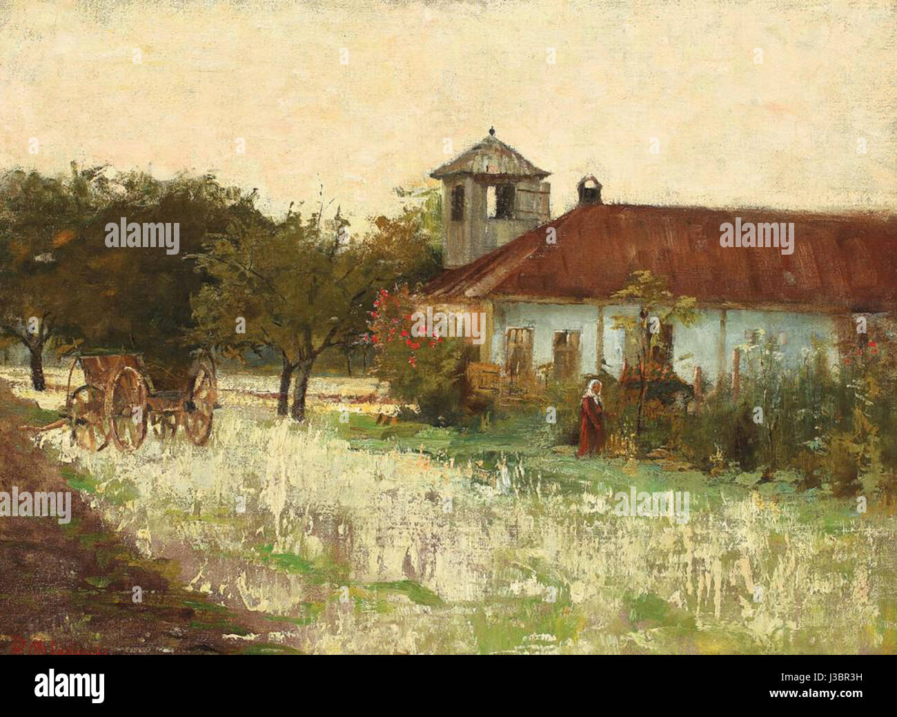 Dimitrie Mihailescu Conacul parintesc Stock Photo - Alamy