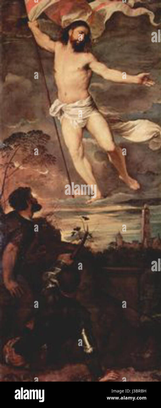 This piece is a detail from the central panel of a polyptych by Titian ...