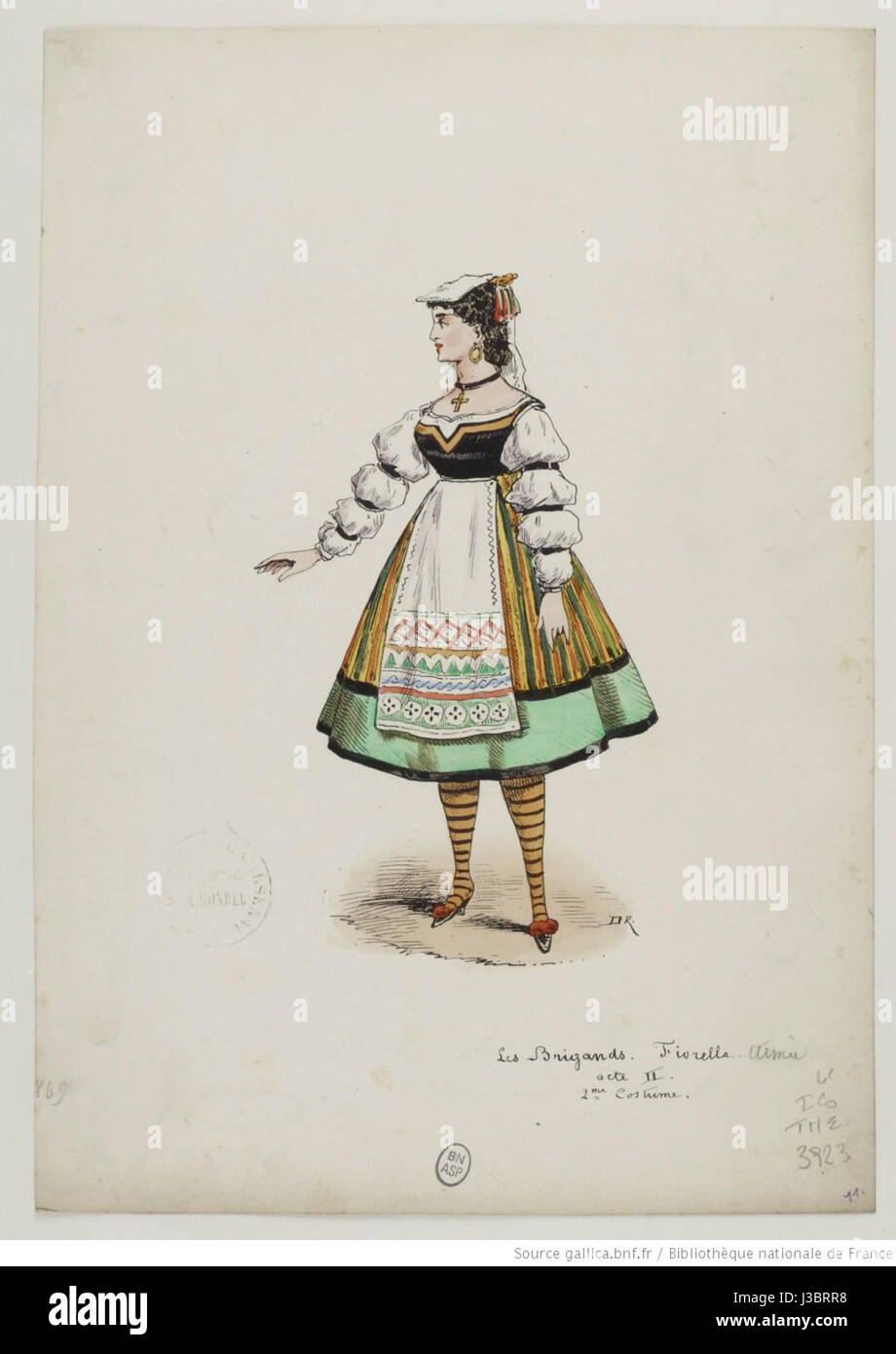 'Les Brigands' is a French operette by Draner, with Act II focusing on ...